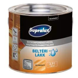 SUPRALUX BELTÉRI LAKK - parkettlakk - színtelen (selyemfényű) 2,5L