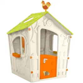 KETER MAGIC PLAYHOUSE - gyermek játszóház (ekrü-zöld)