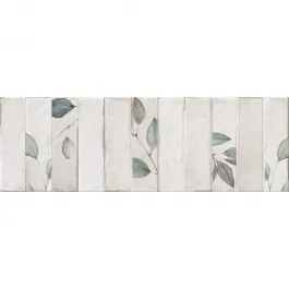 LUMINA BLOCK PERLA WHITE Dekorcsempe (fehér, 24.4x74.4cm, 1.09m2)