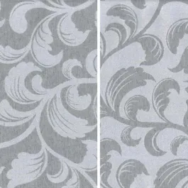 ROVITEX KENT PREMIUM - készfüggöny (140x245cm, szürke, barokk minta)