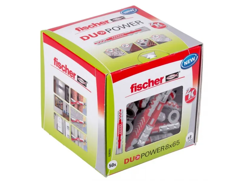 FISCHER DUOPOWER - dübel (8x65mm, 50db)