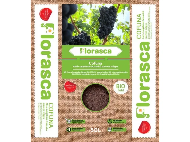 FLORASCA BIO COFUNA - szerves trágya (50L)