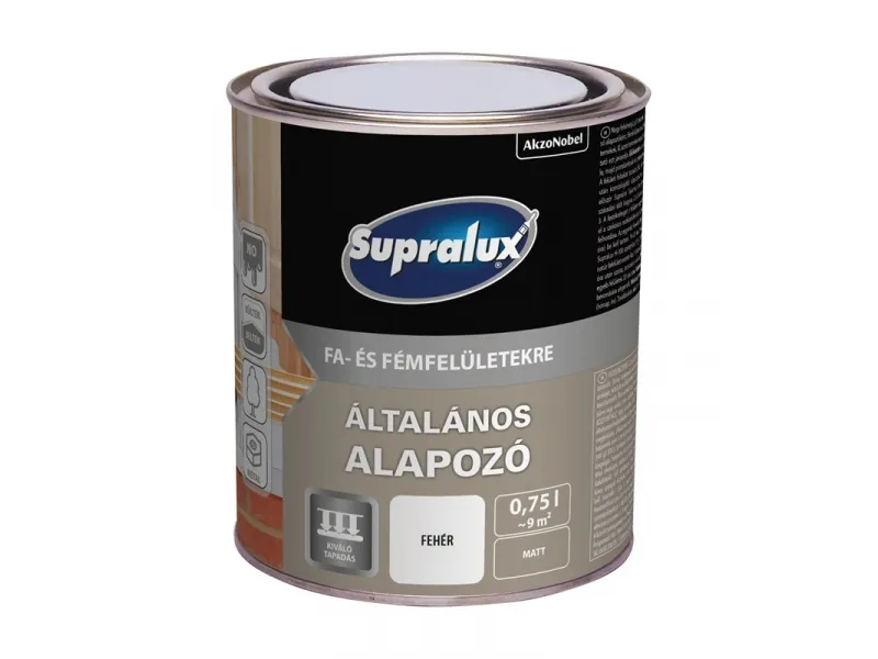 SUPRALUX Alapozó festék (fehér, 0.75L)