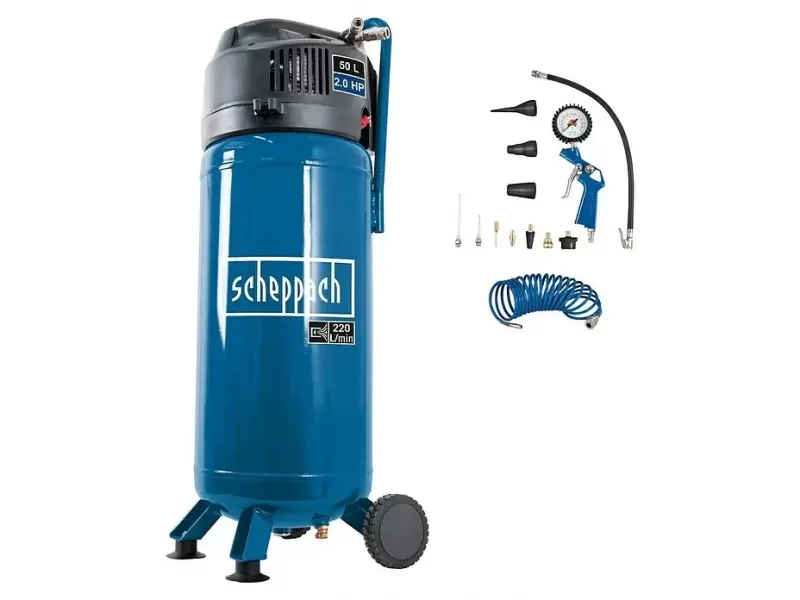 SCHEPPACH Kompresszor HC51V (1500W, 10bar, 50L)