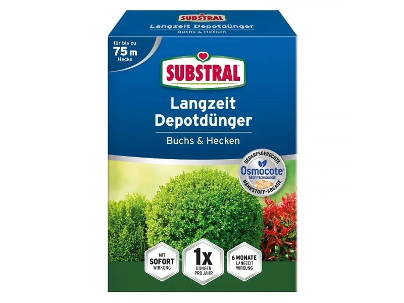 SUBSTRAL OSMOCOTE - hosszú hatású trágya (1,5 kg, örökzöld)