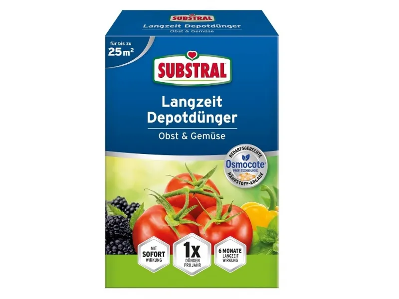 SUBSTRAL OSMOCOTE - hosszú hatású trágya (750 g, gyümölcs-zöldség)